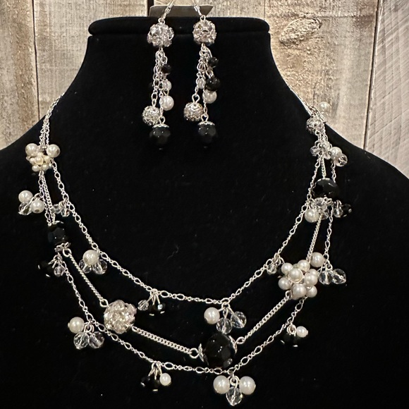 White House Black Market | Jewelry | Whbm Necklace Earring Set | Poshmark